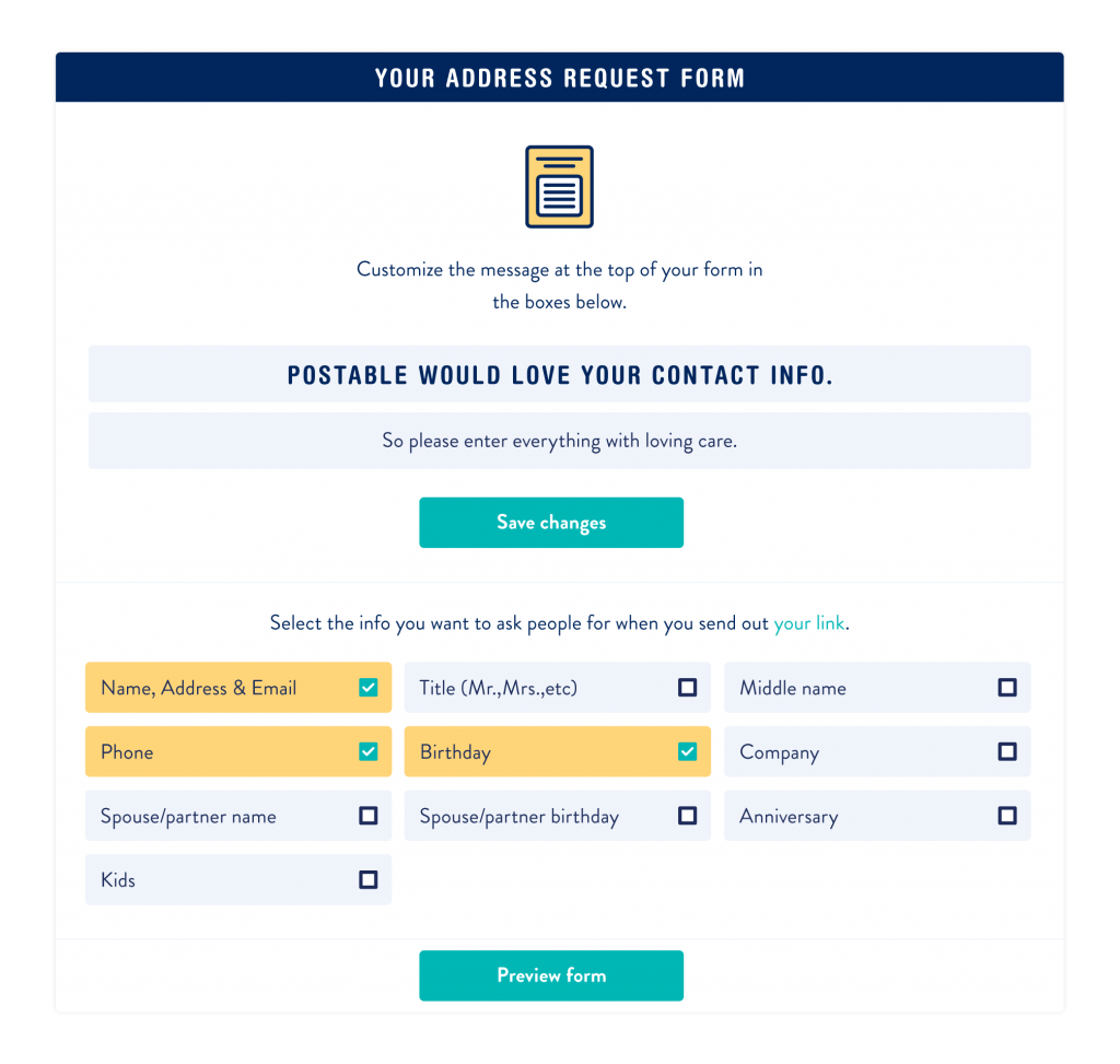 Tips & Tricks: How to Edit Your Address Request Form for Your Free ...