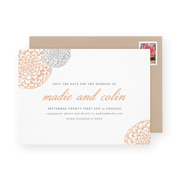 15 Save the Dates Without Photos That Will Blow Your Mind